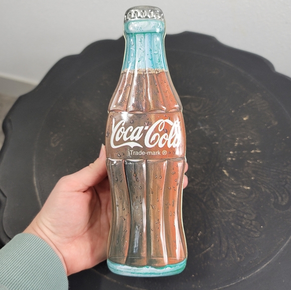 Coca Cola | Kitchen | Tin Cocacola Coke Bottle Tin 996 Vintage Soda Pop ...